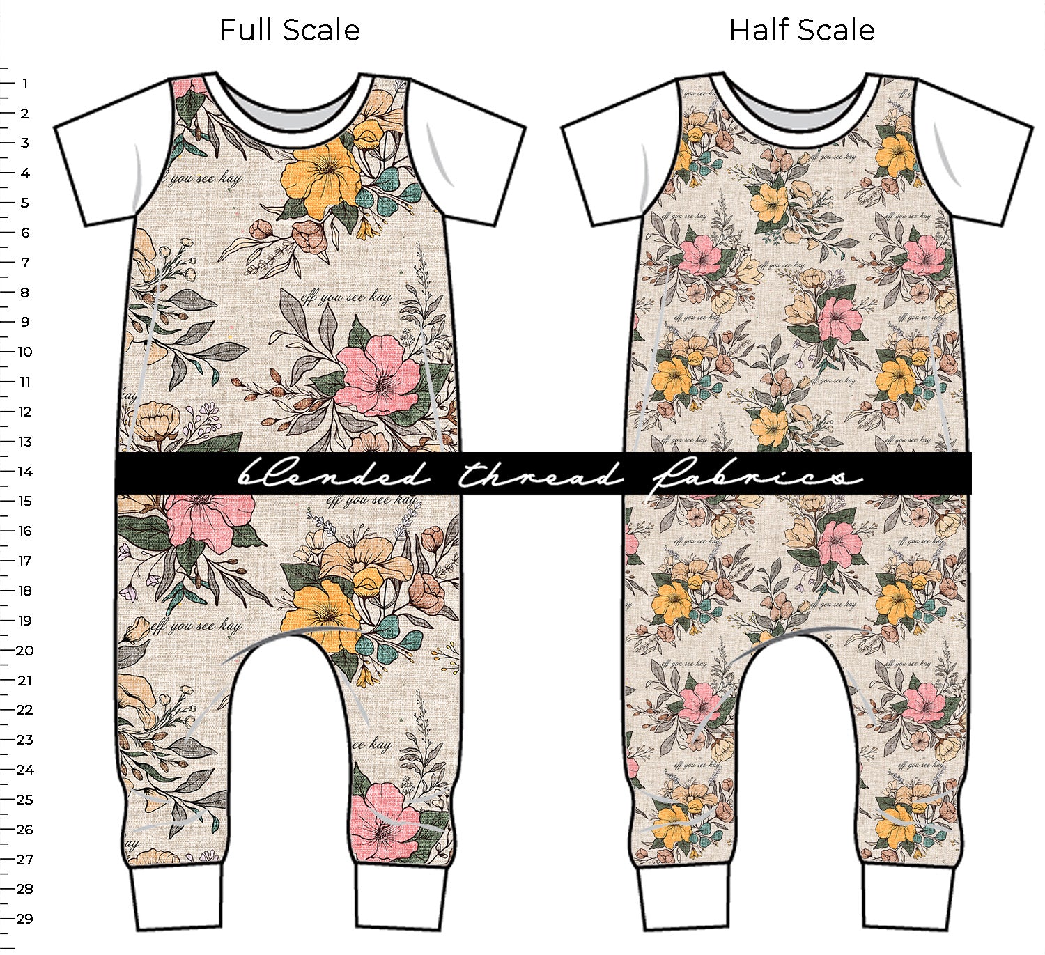 PRE ORDER - Naughty Floral – Blended Thread Fabrics