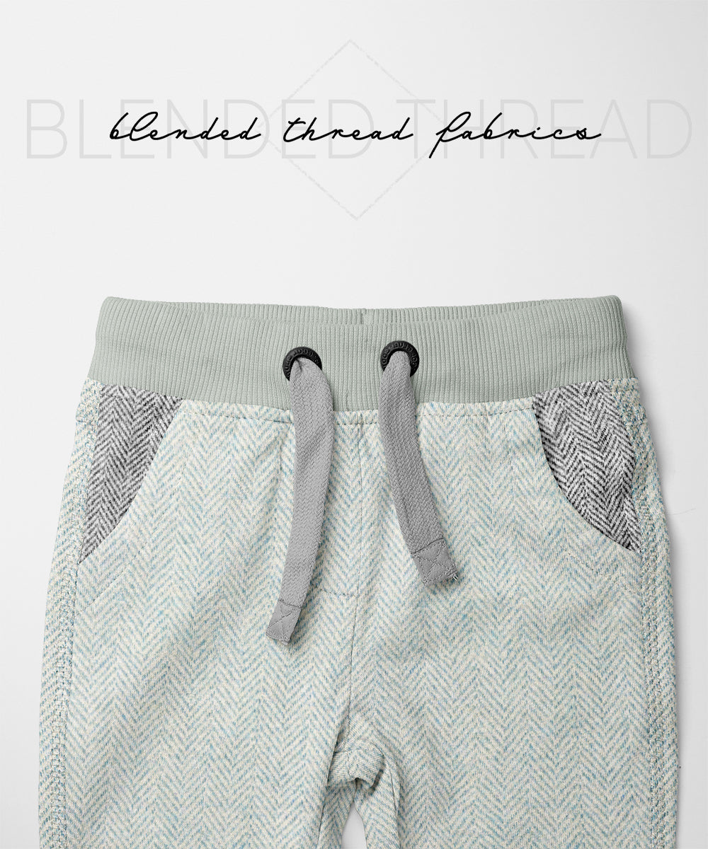 PRE ORDER - Pistachio Herringbone – Blended Thread Fabrics