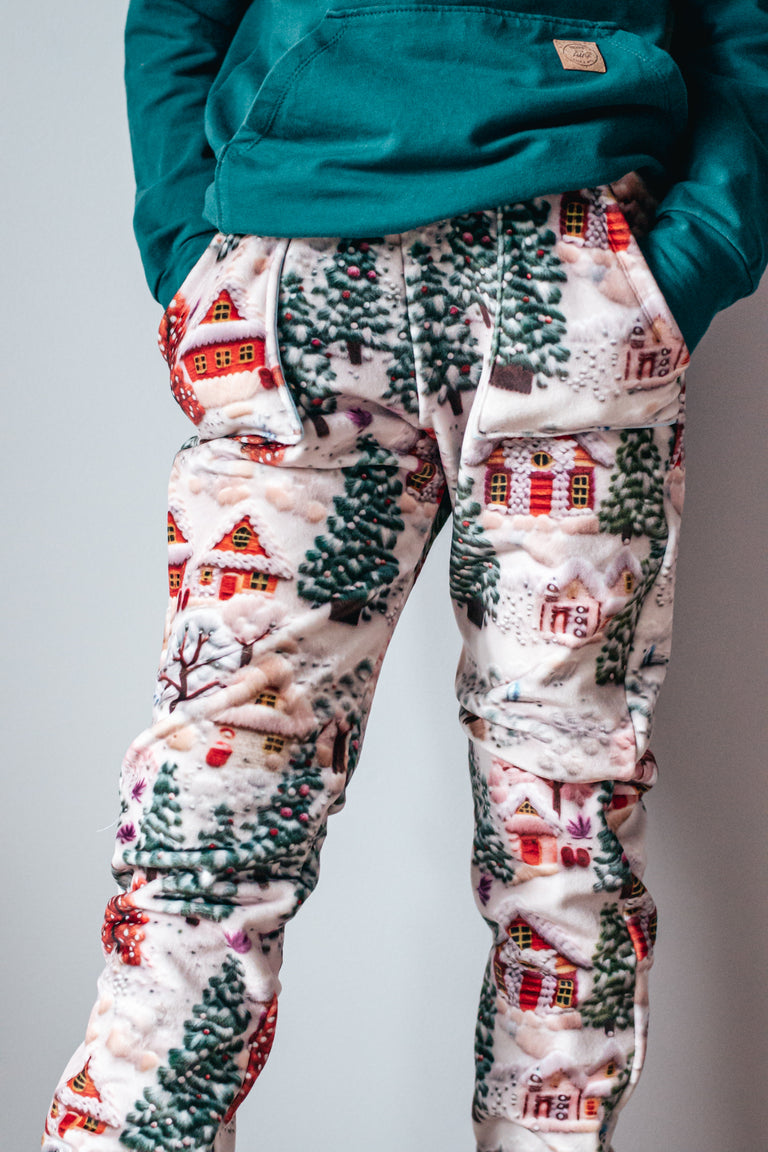 PRE ORDER - Christmas Village Embroidery – Blended Thread Fabrics