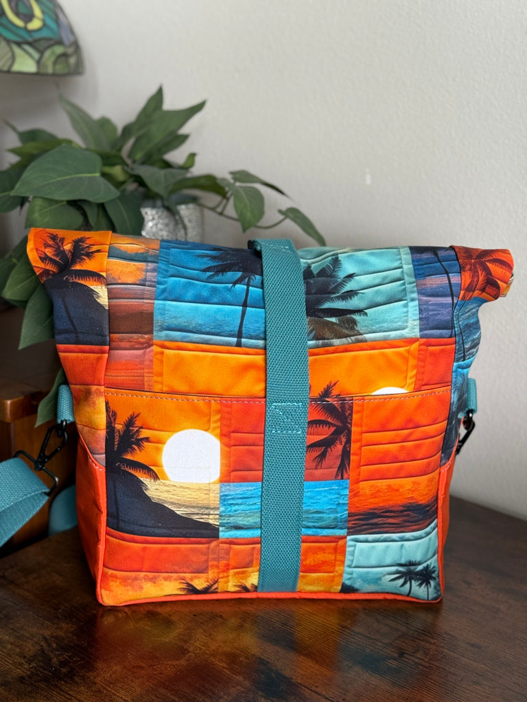 PRE ORDER - Summer Palm Tree Patchwork – Blended Thread Fabrics