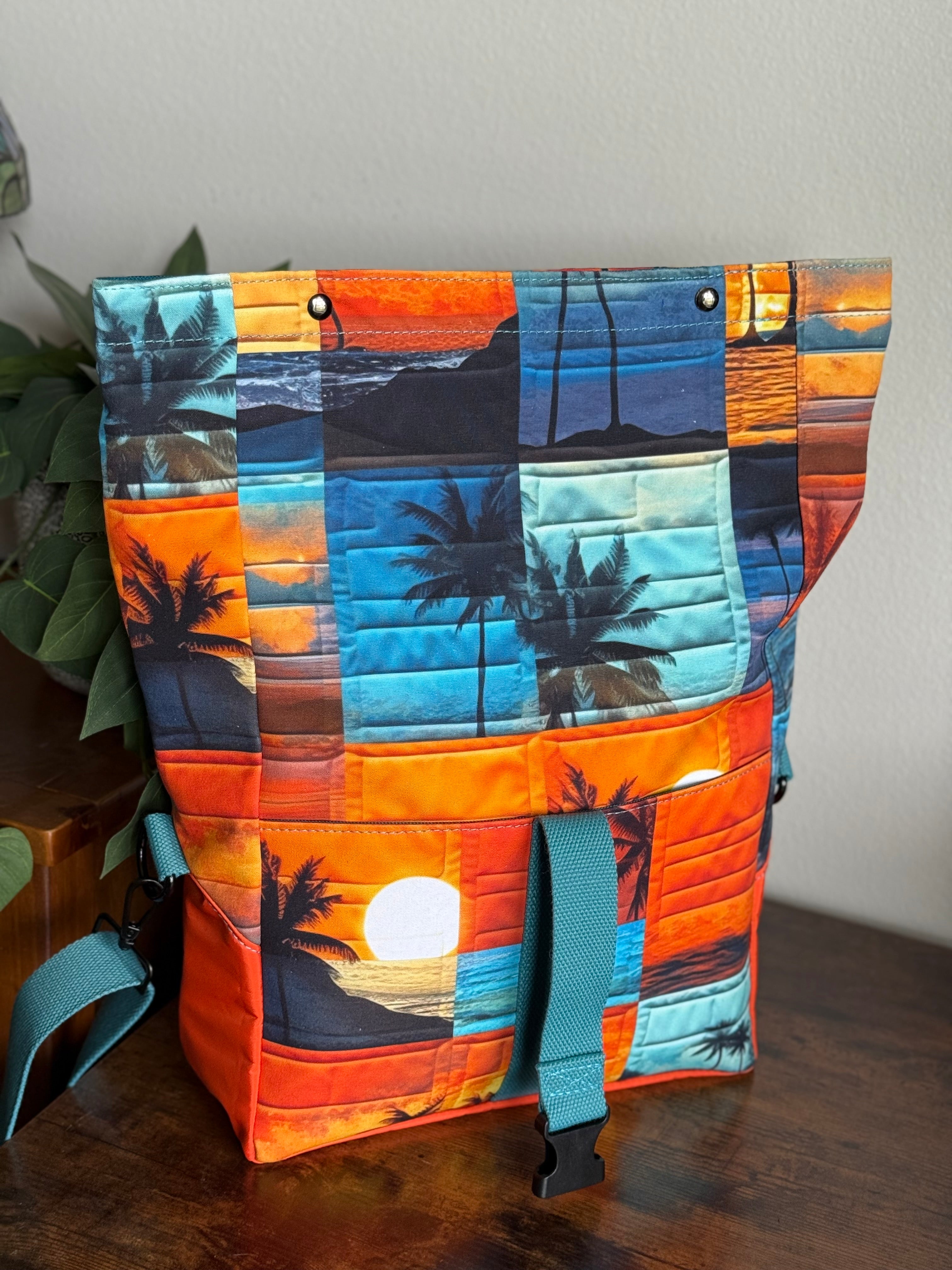 PRE ORDER - Summer Palm Tree Patchwork – Blended Thread Fabrics