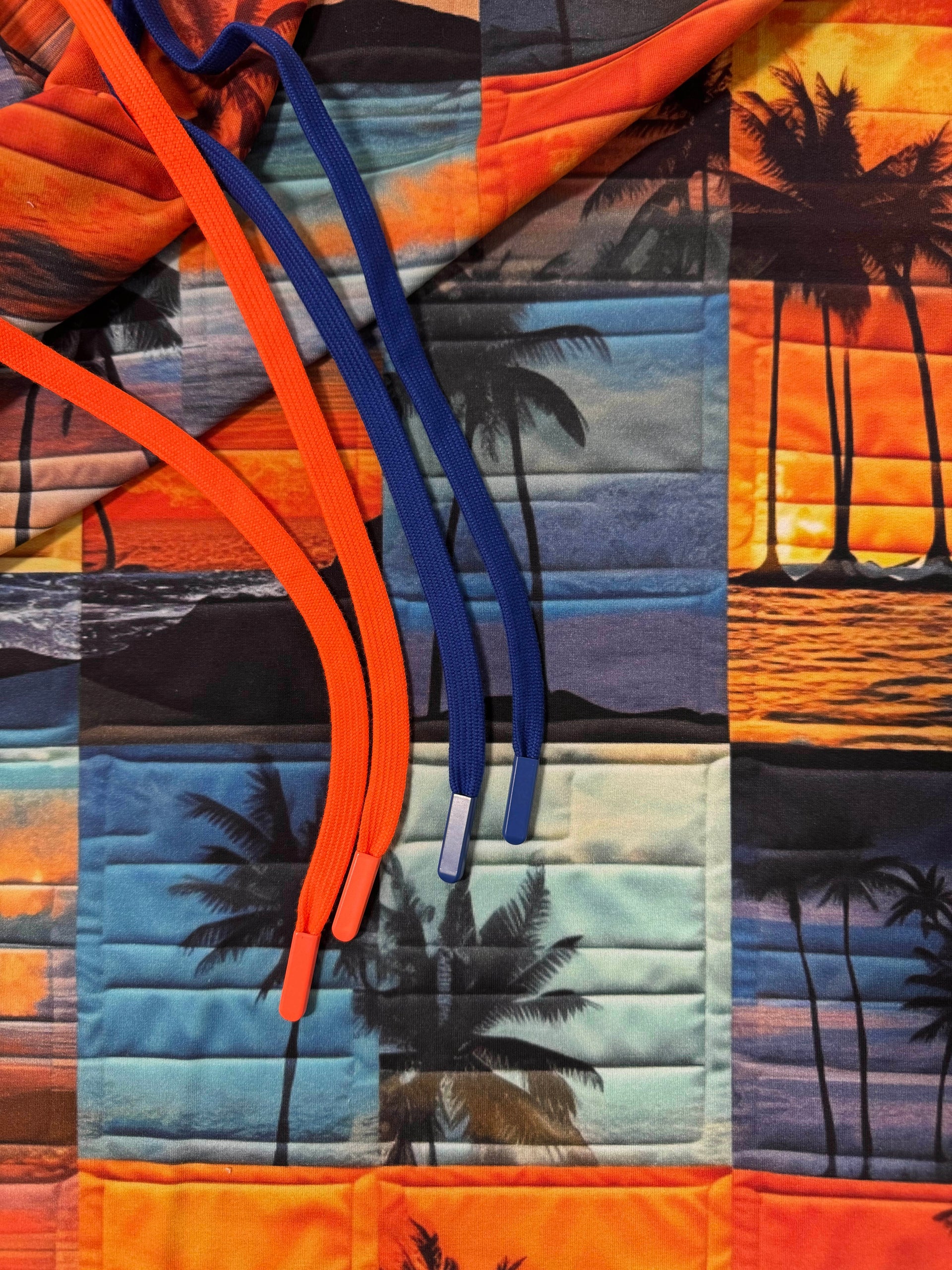 PRE ORDER - Summer Palm Tree Patchwork – Blended Thread Fabrics
