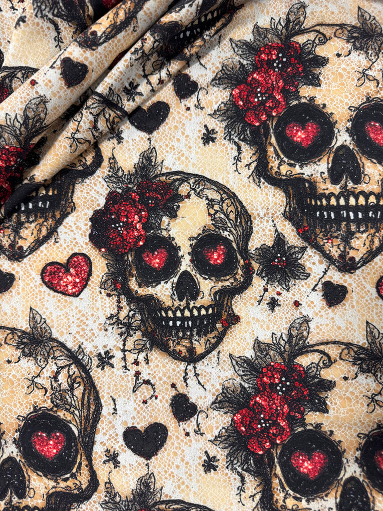 PRE ORDER - Skulls And Lace – Blended Thread Fabrics