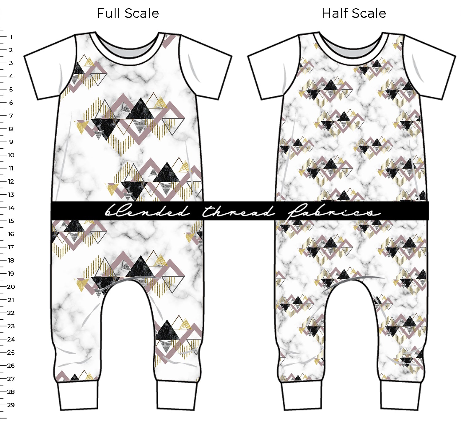 PRE ORDER - Angular Reflection – Blended Thread Fabrics