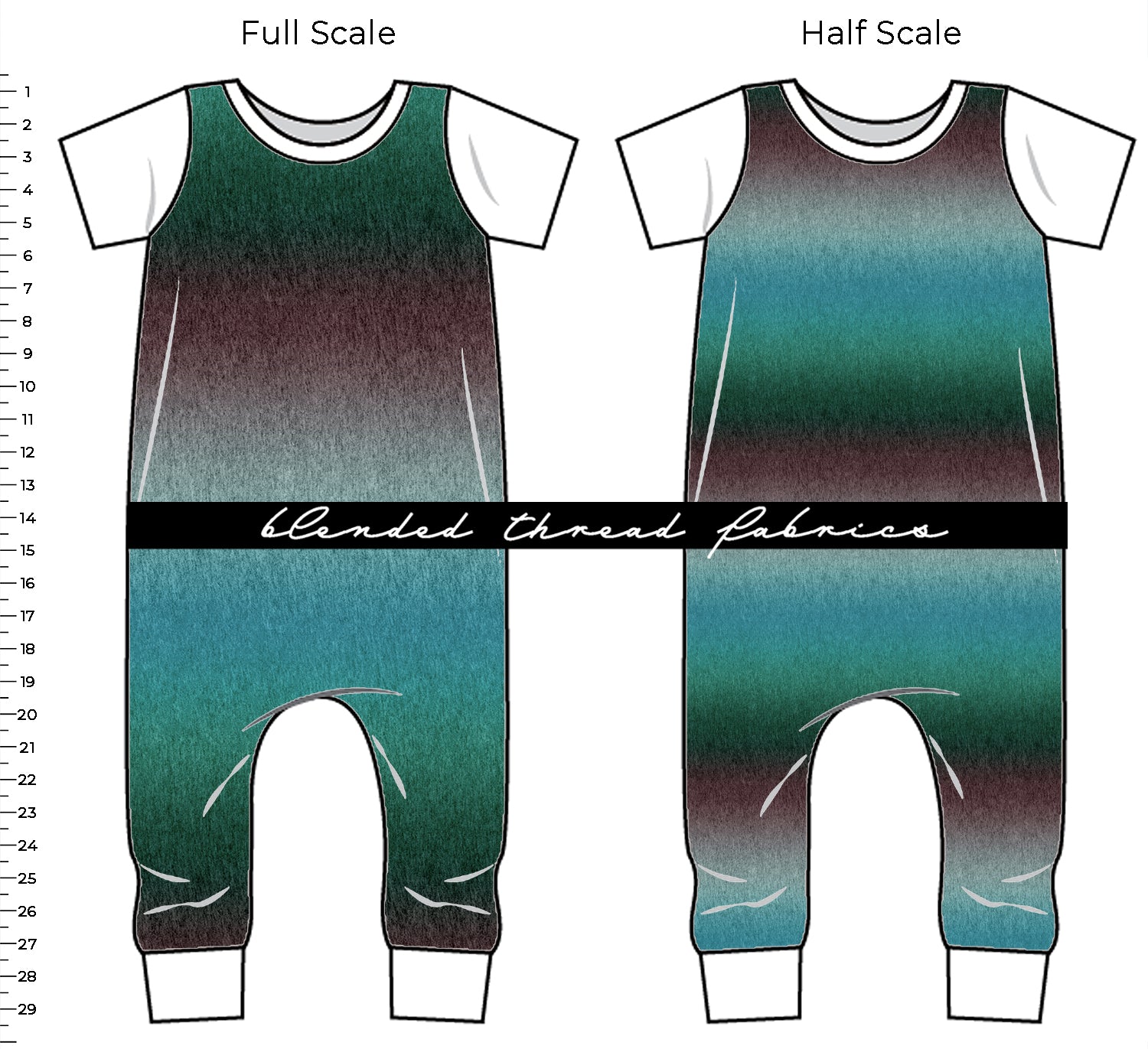 PRE ORDER - Aquamarine Gradient – Blended Thread Fabrics