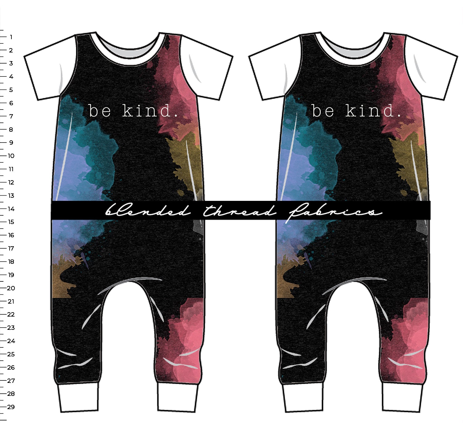 PRE ORDER - Be Kind Panel – Blended Thread Fabrics