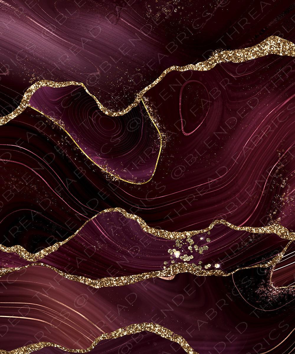 PRE ORDER - Burgundy Agate – Blended Thread Fabrics