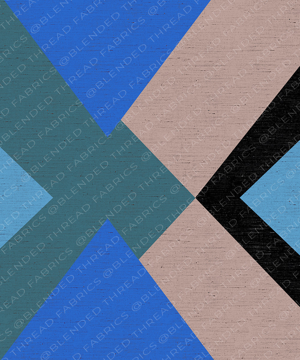 PRE ORDER - Cobalt Blended Block – Blended Thread Fabrics