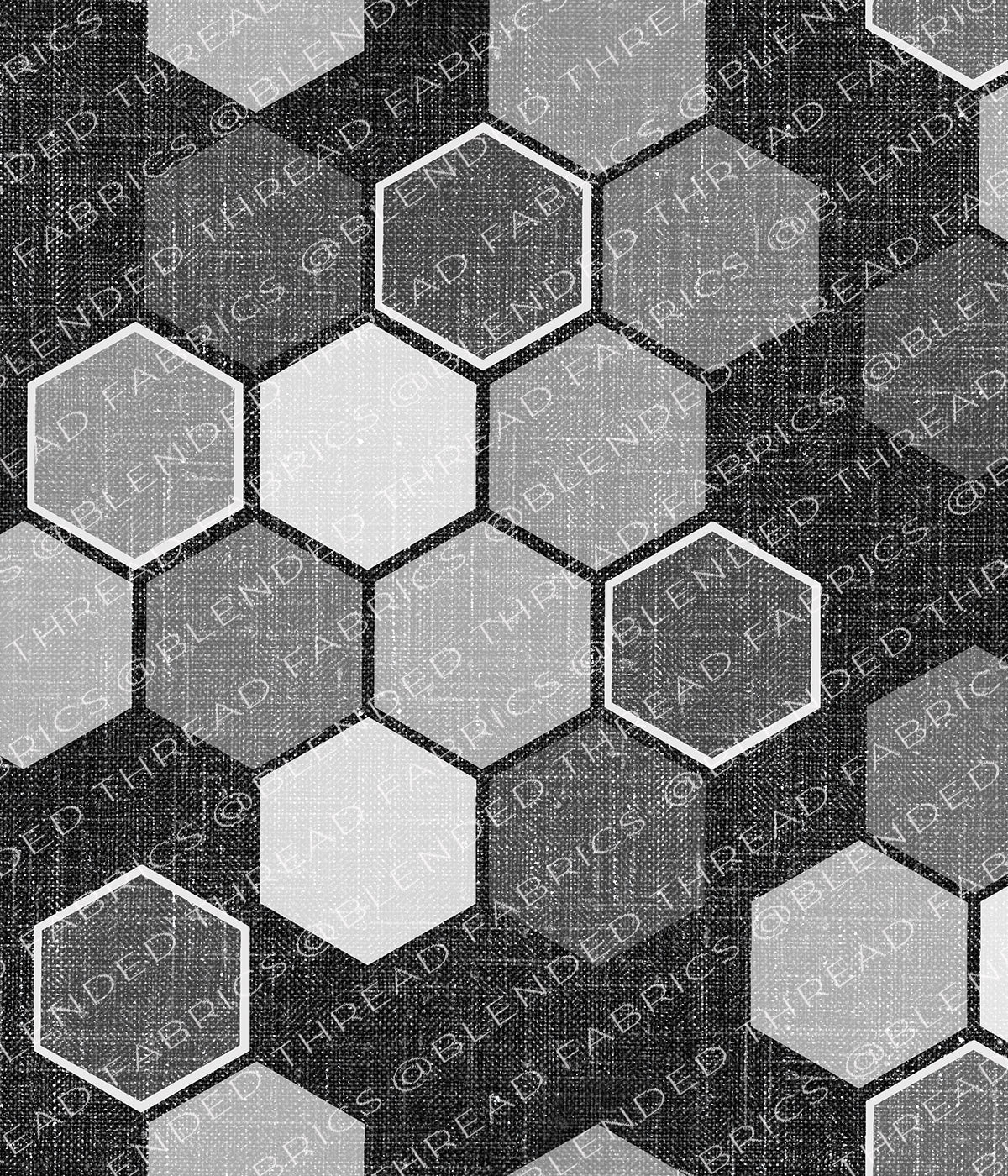 PRE ORDER - Coordinate Hex Floral – Blended Thread Fabrics