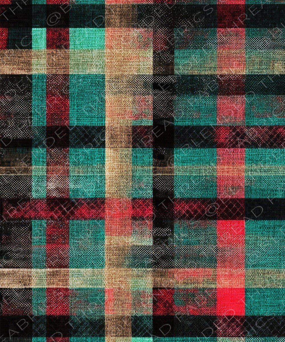 PRE ORDER - Edgy Urban Plaid – Blended Thread Fabrics
