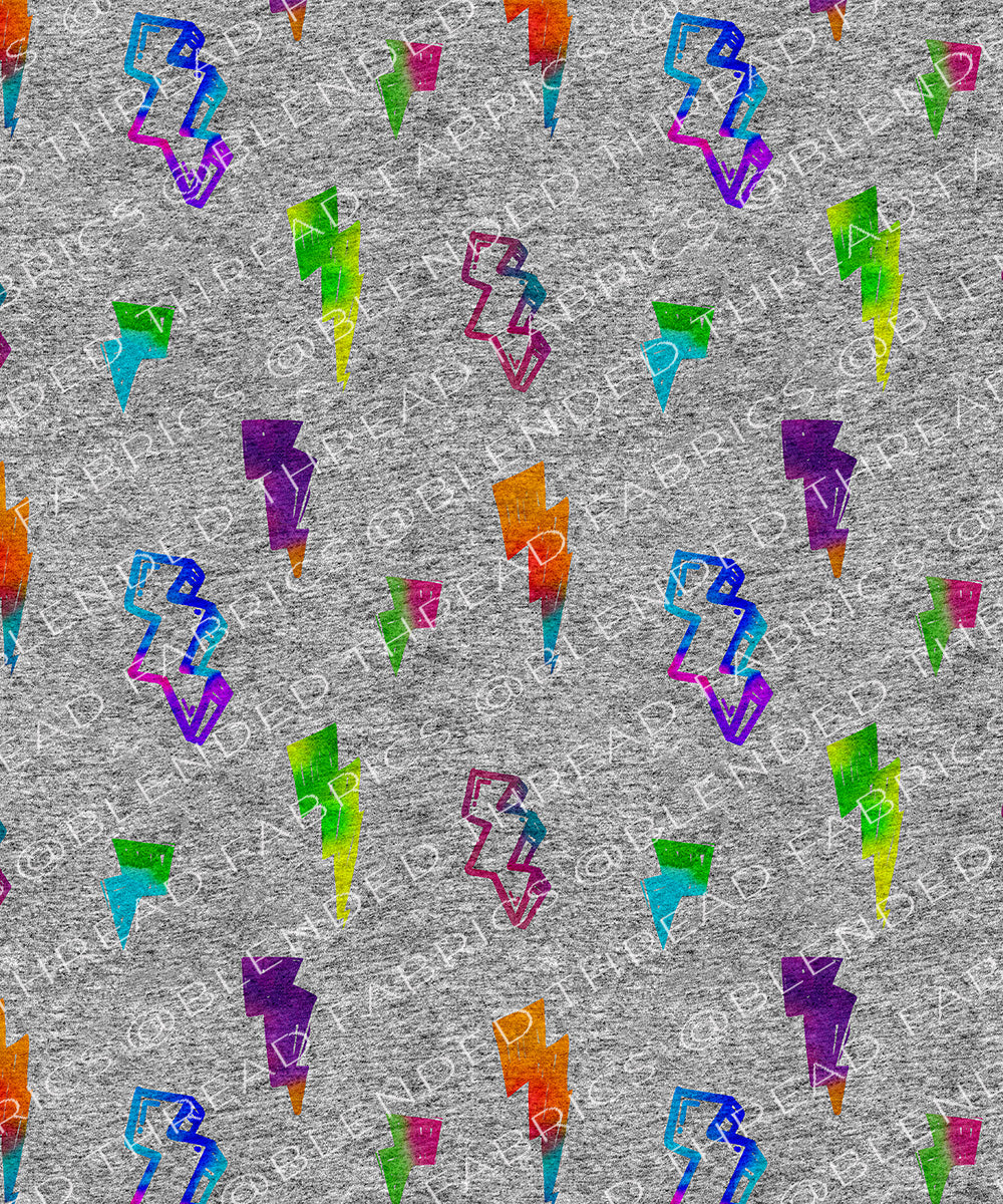 PRE ORDER - Electric Lightning Bolt – Blended Thread Fabrics