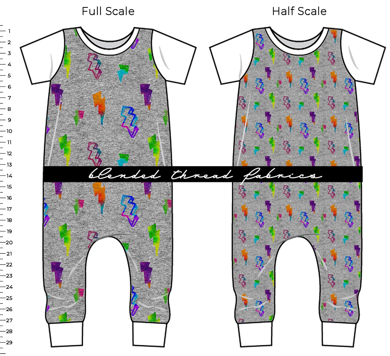 PRE ORDER - Electric Lightning Bolt – Blended Thread Fabrics