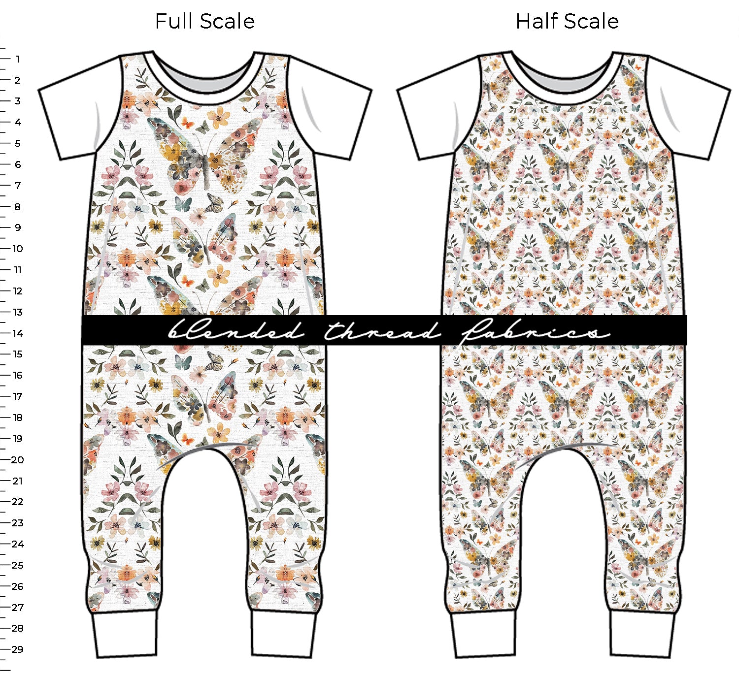 PRE ORDER - Floral Butterflies – Blended Thread Fabrics