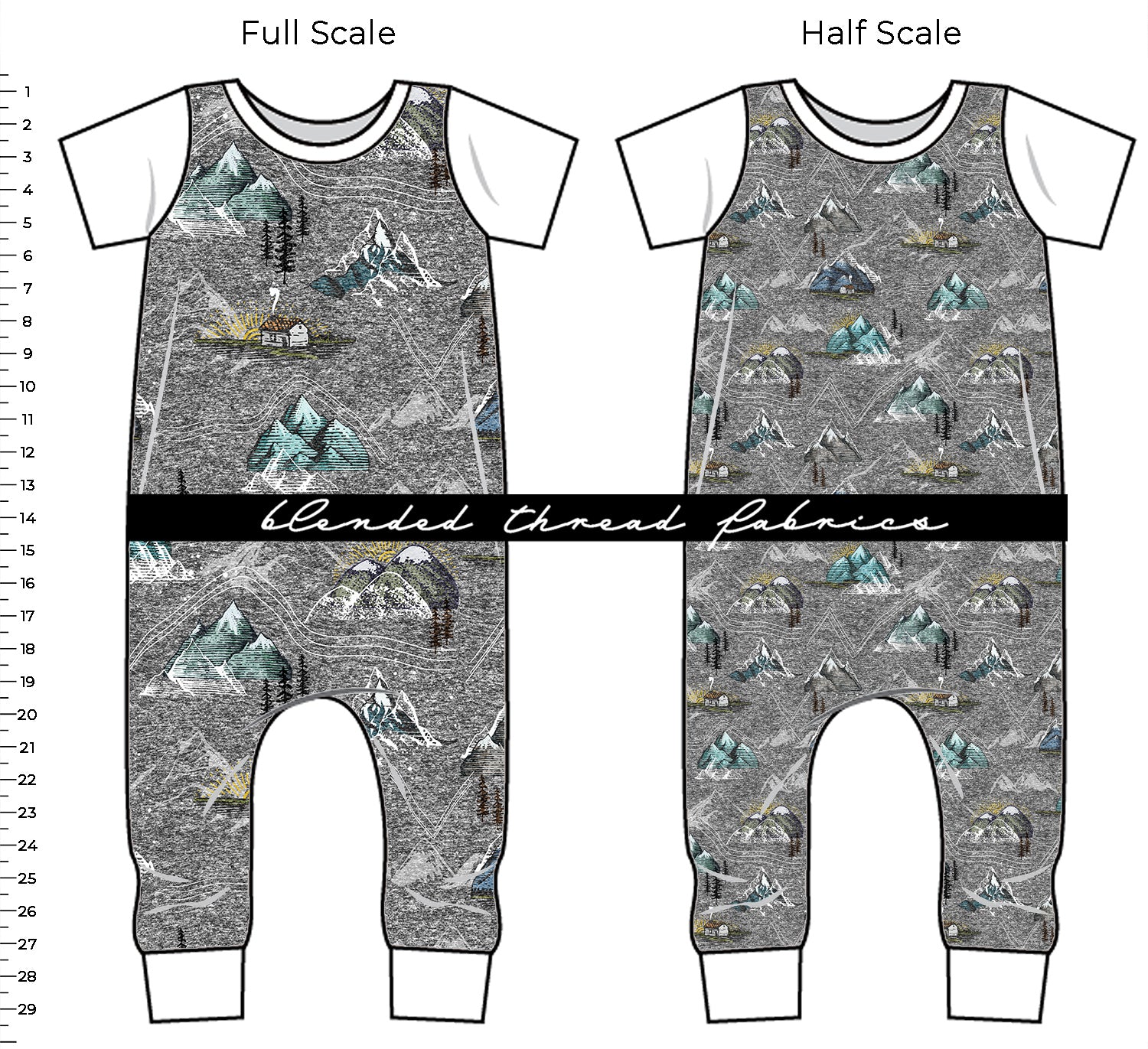 PRE ORDER - Grey Delightful Ridge – Blended Thread Fabrics