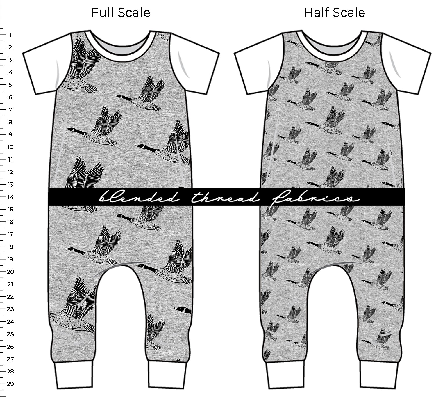 PRE ORDER - Grey Geese – Blended Thread Fabrics