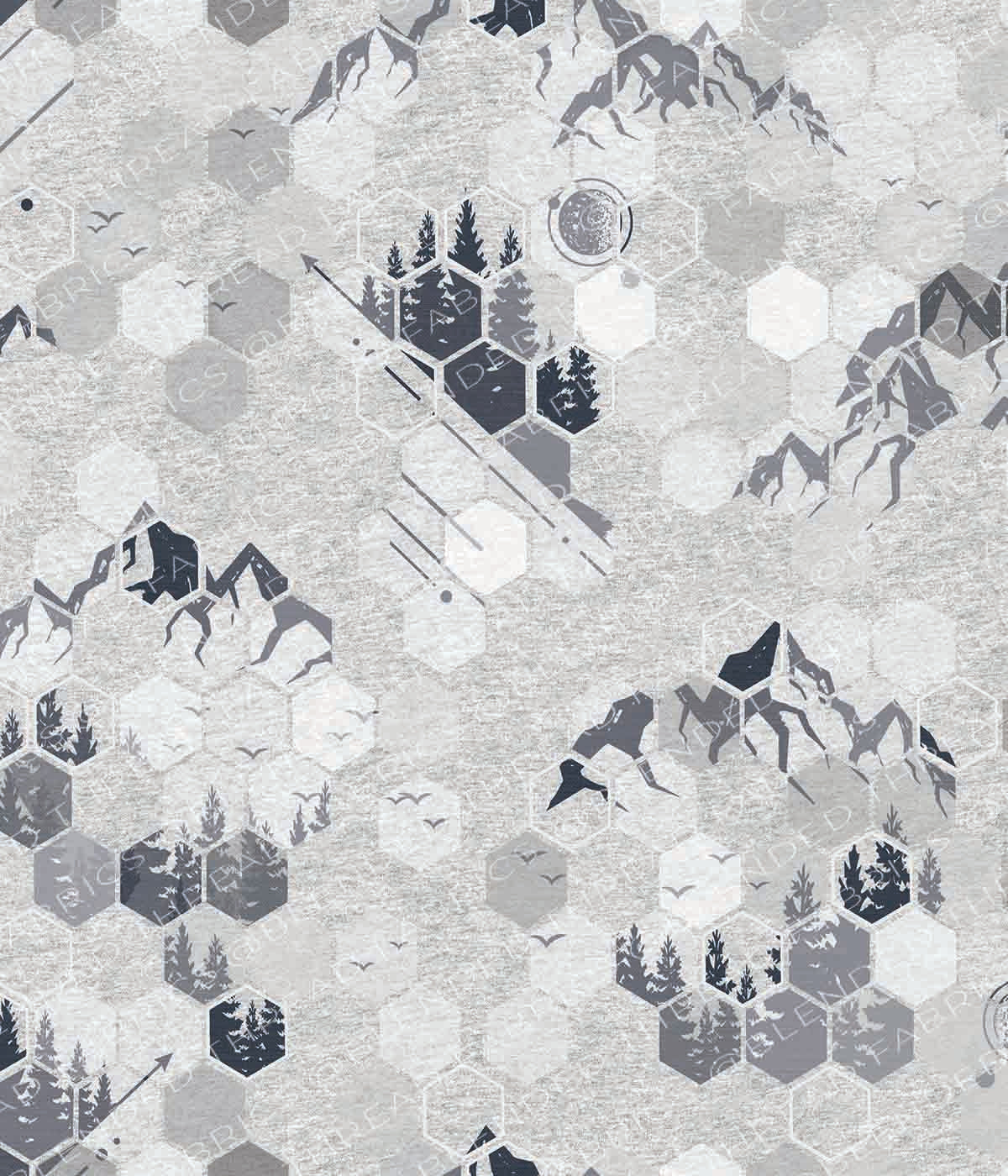 PRE ORDER - Hex Mountain – Blended Thread Fabrics