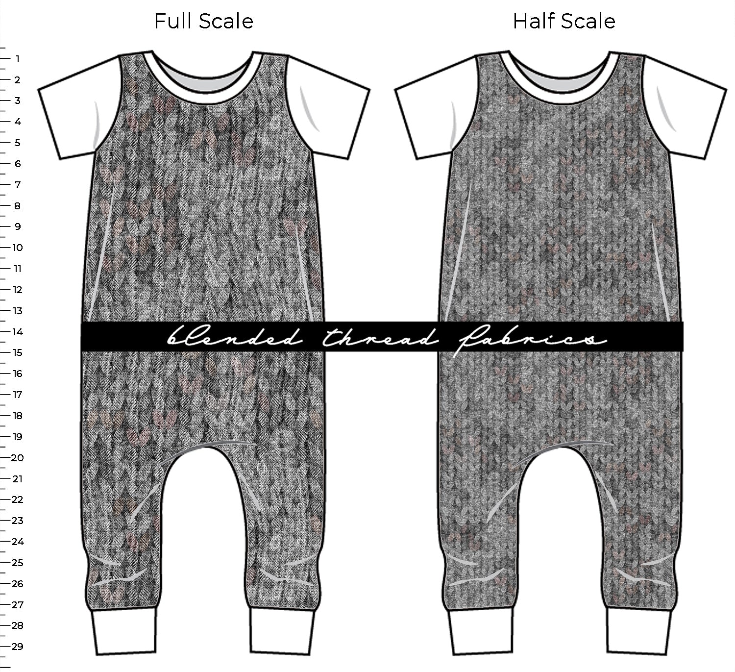 PRE ORDER - Hidden Colour Shabby Knit – Blended Thread Fabrics