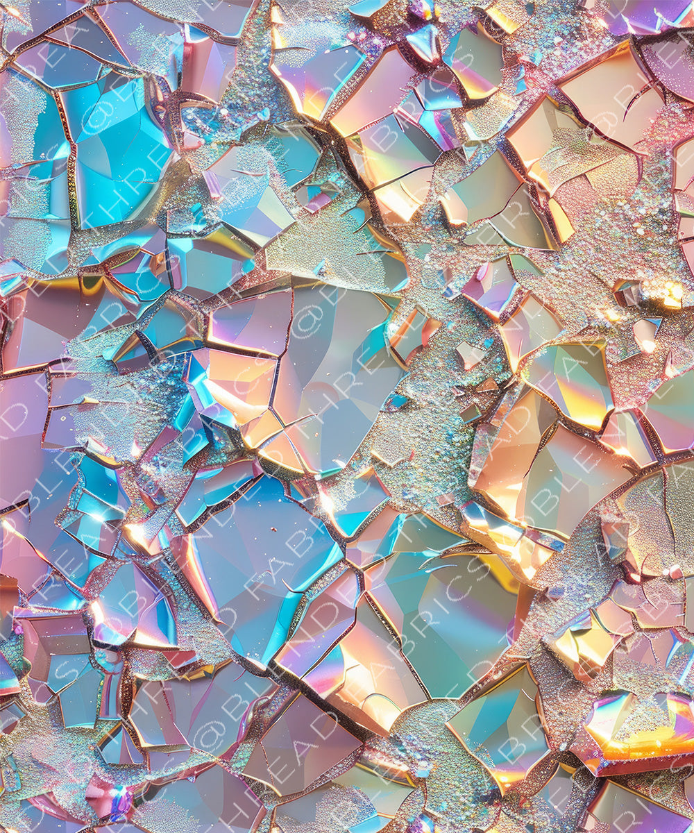 PRE ORDER - Holographic Texture – Blended Thread Fabrics