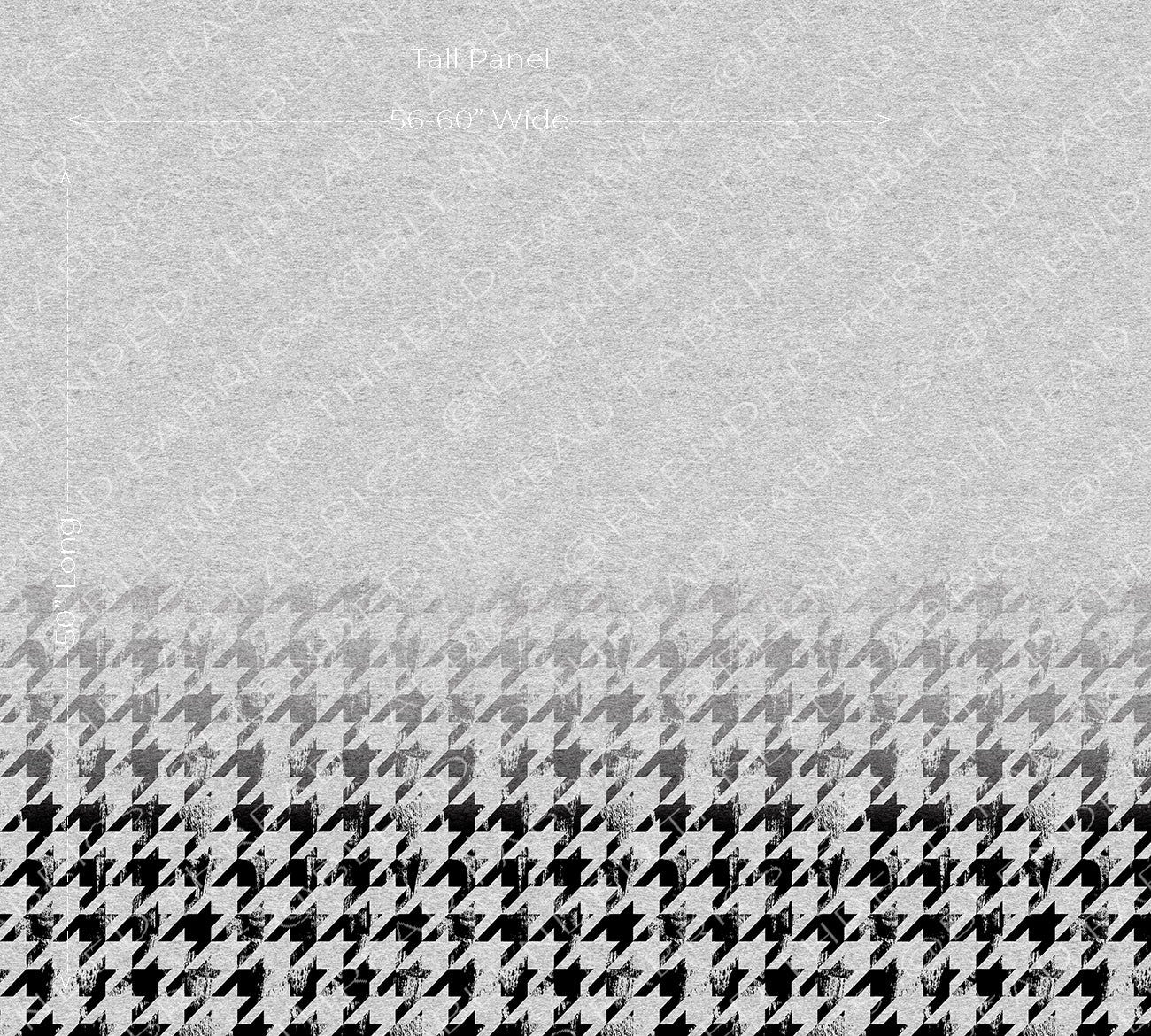 PRE ORDER - Houndstooth Tall Panel – Blended Thread Fabrics