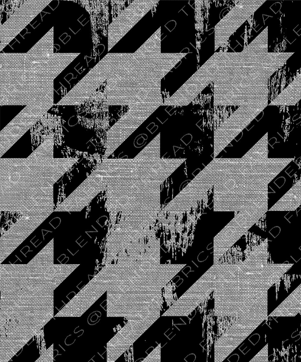 PRE ORDER - Jagged Houndstooth – Blended Thread Fabrics