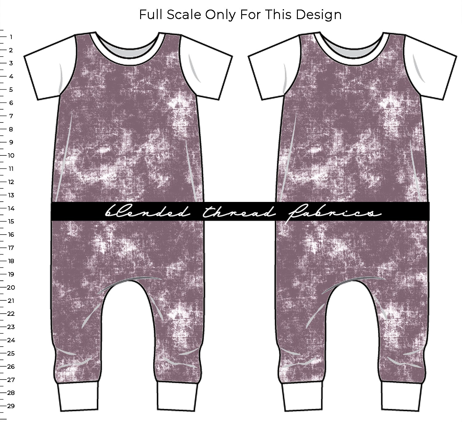 PRE ORDER - Muted Purple Acid Wash – Blended Thread Fabrics