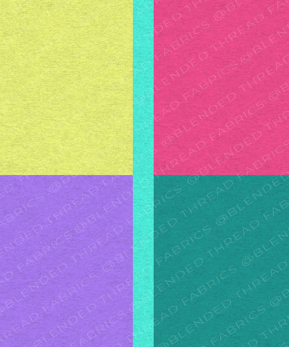 PRE ORDER - Neon Blended Block – Blended Thread Fabrics