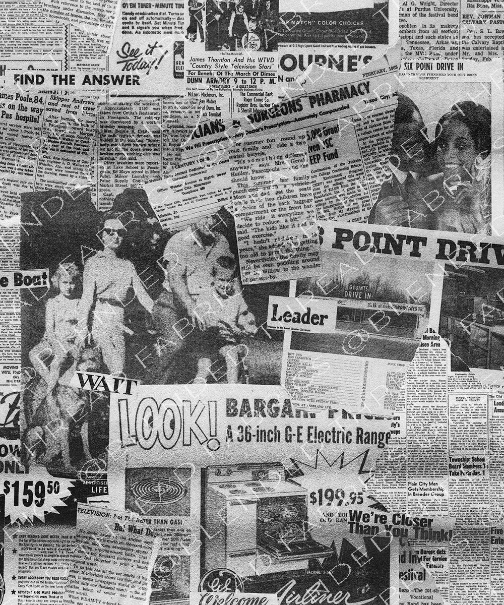 PRE ORDER - Newspaper – Blended Thread Fabrics