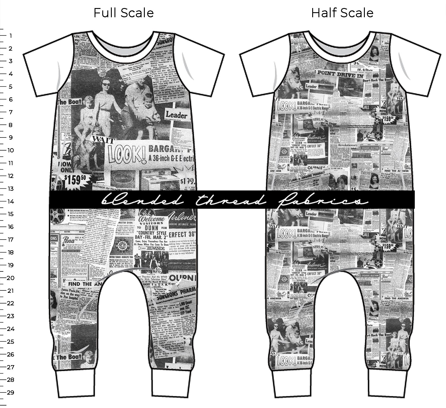 PRE ORDER - Newspaper – Blended Thread Fabrics