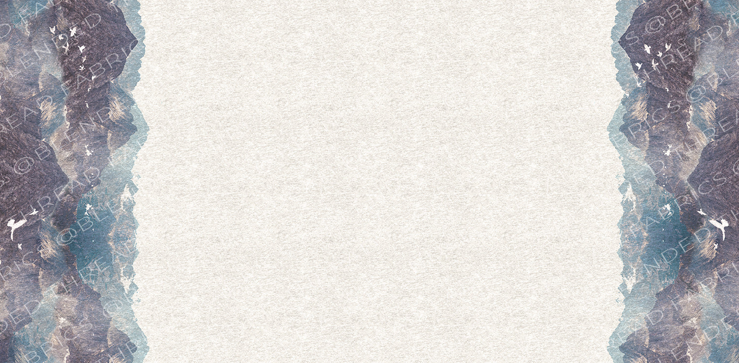 PRE ORDER - Oatmeal Mountain Double Border – Blended Thread Fabrics