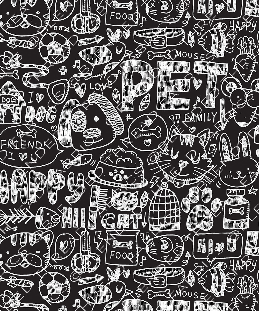 Pet Scribble – Blended Thread Fabrics