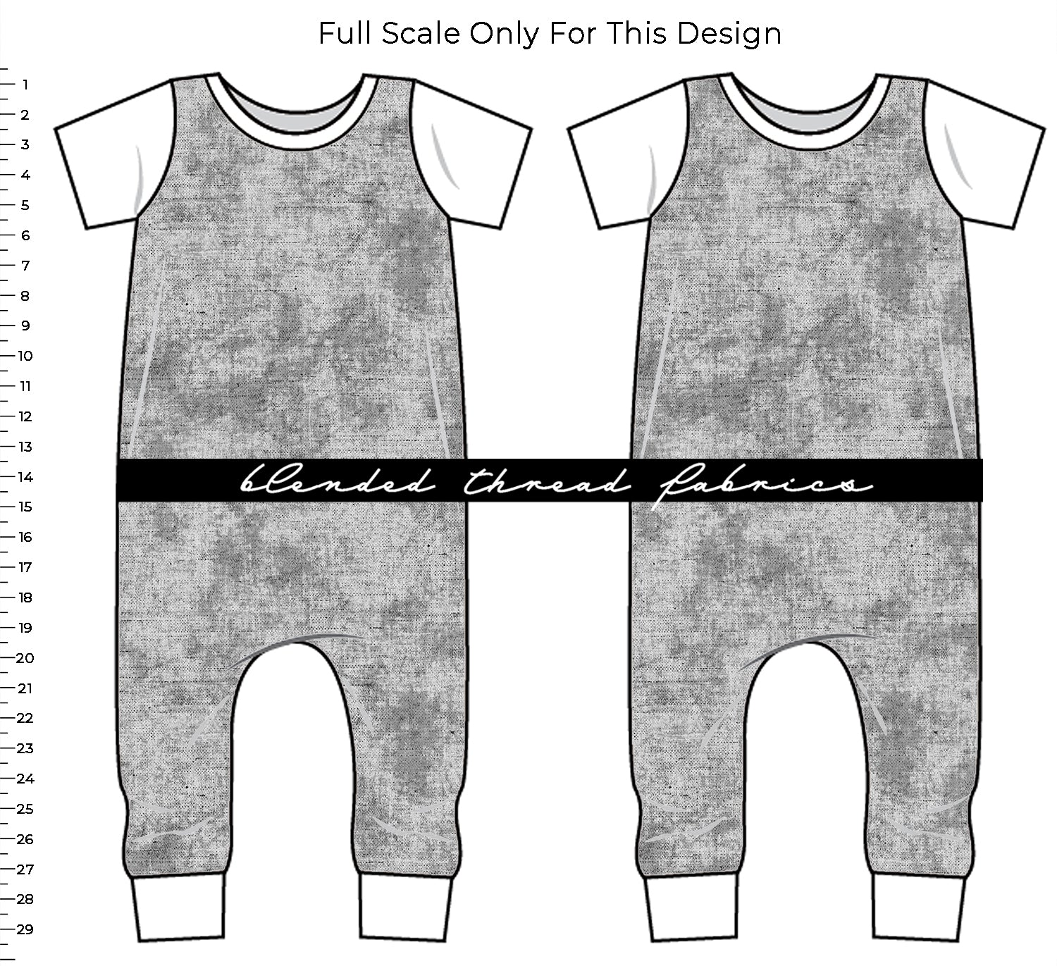 PRE ORDER - Pewter Acid Wash – Blended Thread Fabrics