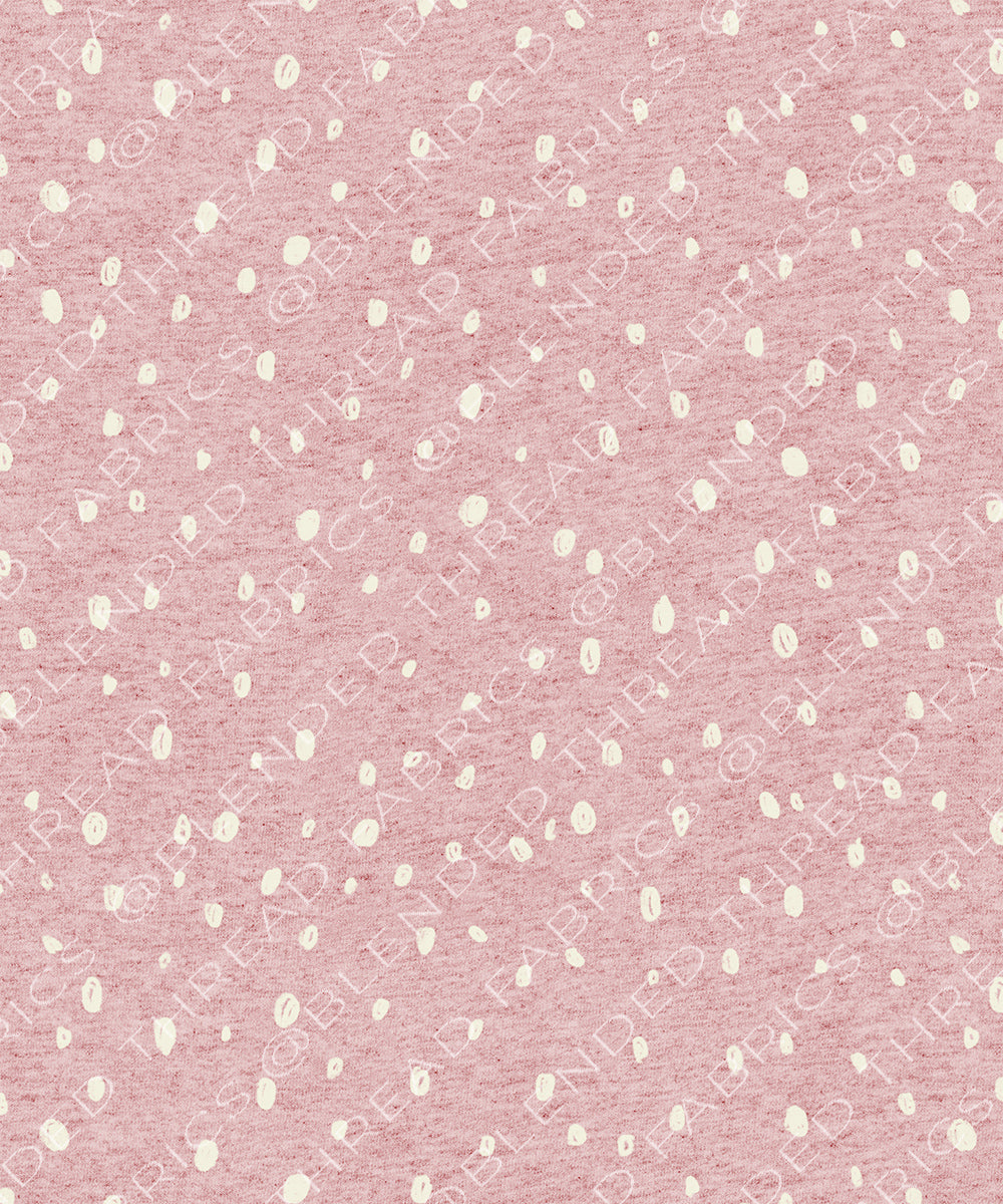PRE ORDER - Pink Messy Dots – Blended Thread Fabrics
