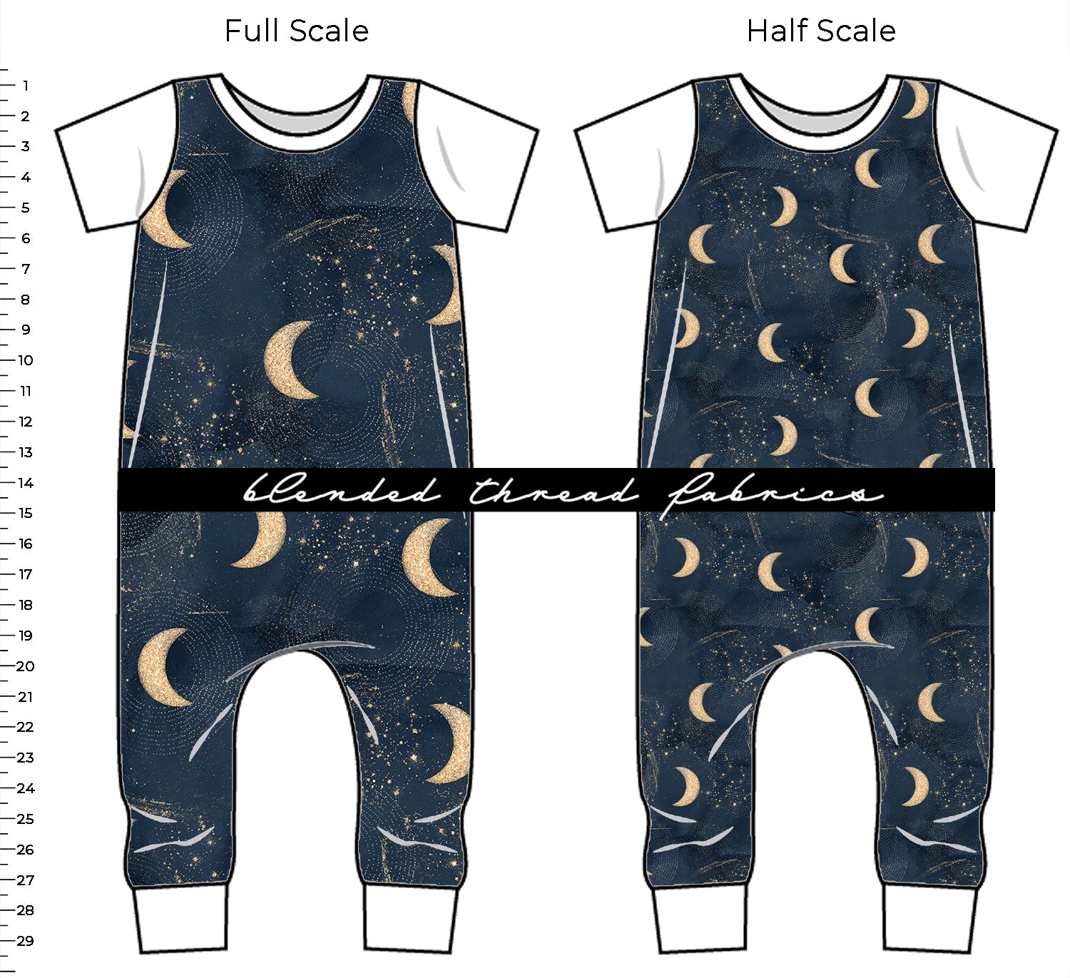 PRE ORDER - Pop Abstract Moon – Blended Thread Fabrics
