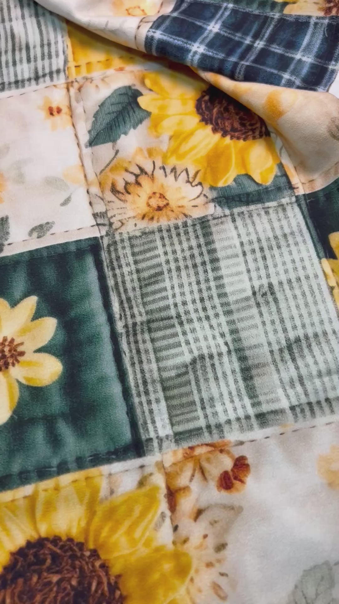 PRE ORDER - Sunflower Quilt Patchwork – Blended Thread Fabrics