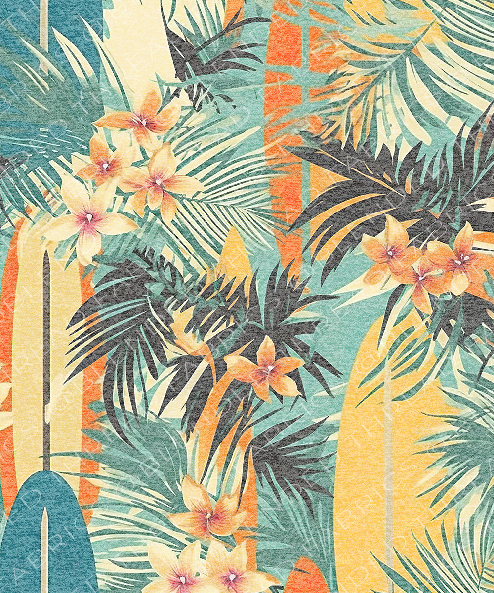 PRE ORDER - Retro Surf Vibes – Blended Thread Fabrics