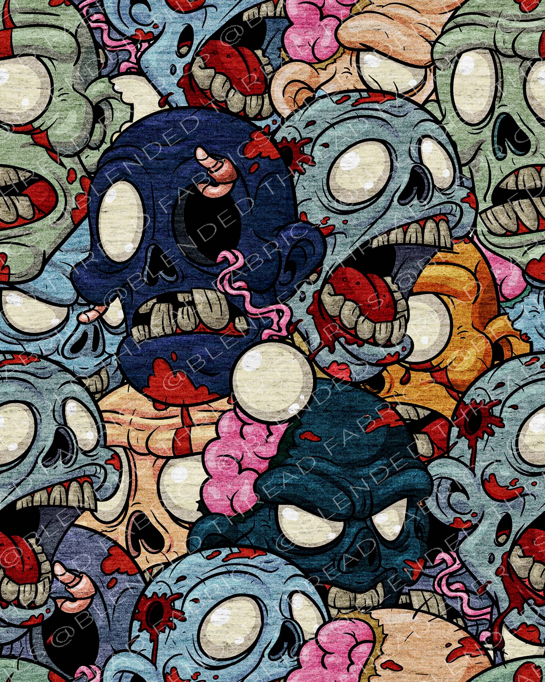 PRE ORDER - Retro Zombies – Blended Thread Fabrics