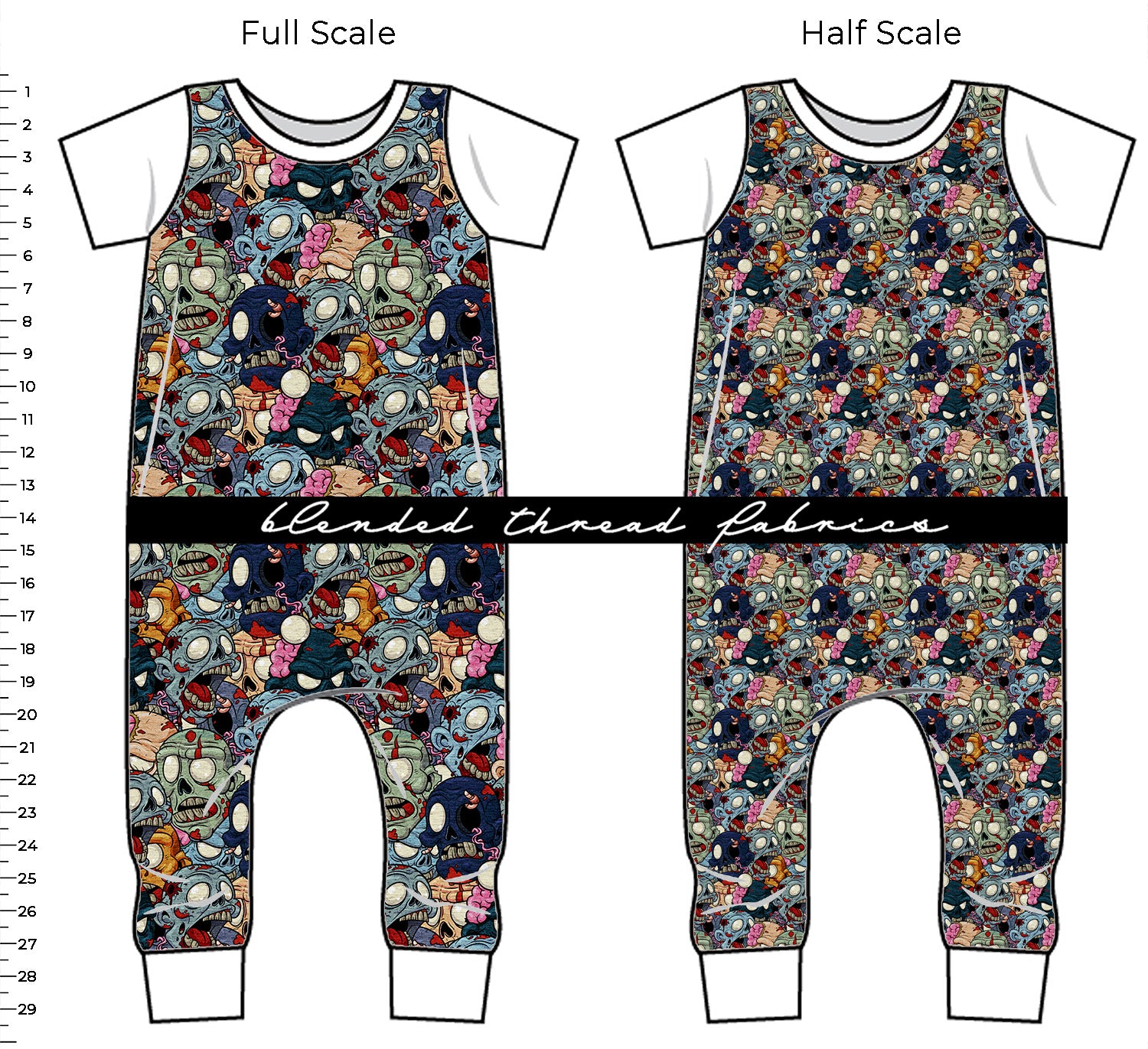 PRE ORDER - Retro Zombies – Blended Thread Fabrics