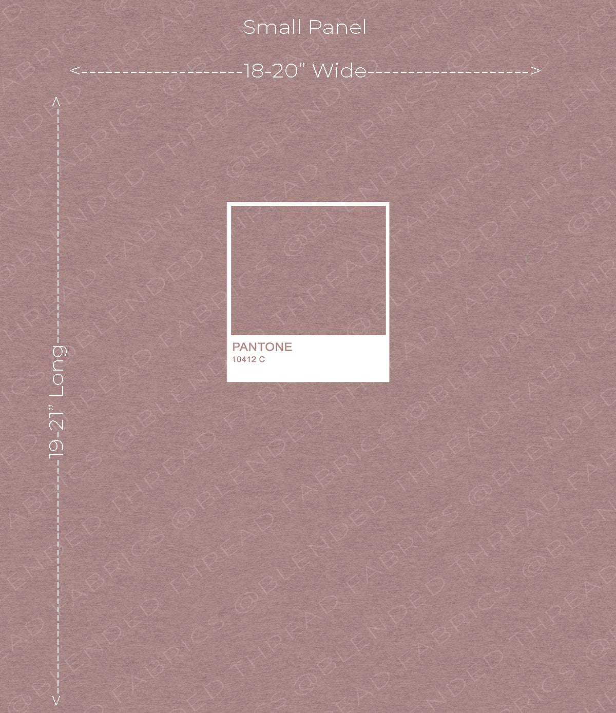 PRE ORDER - Rose Gold Pantone Panel – Blended Thread Fabrics