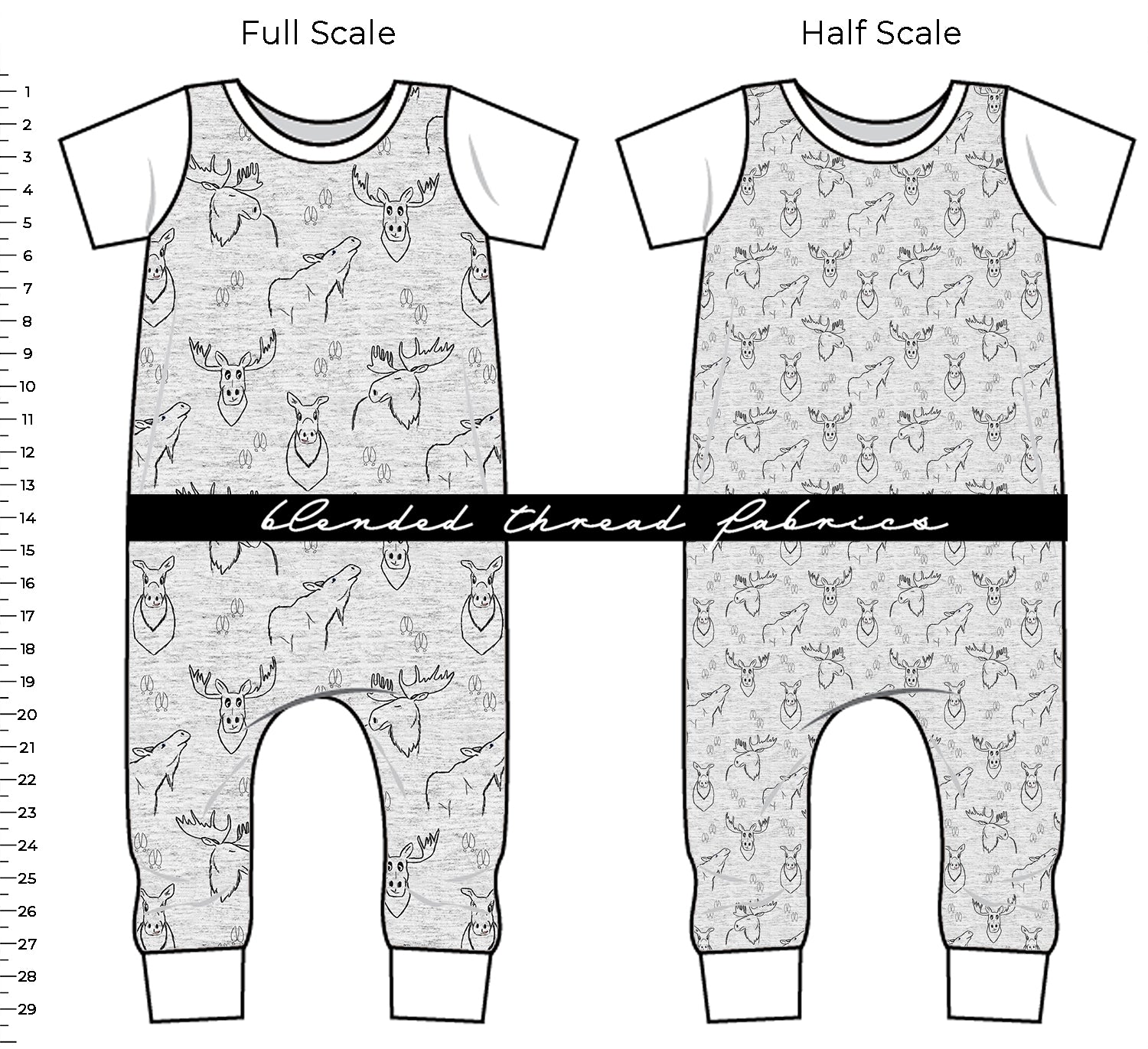 PRE ORDER - Scrib Moose – Blended Thread Fabrics