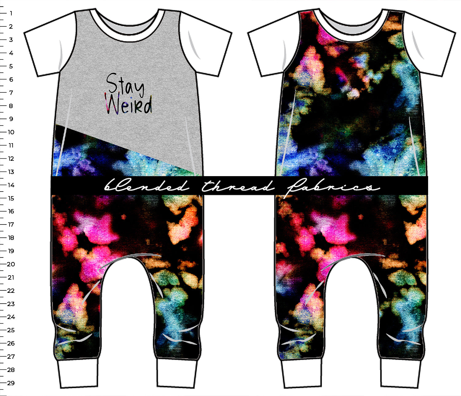 PRE ORDER - Stay Weird Panel – Blended Thread Fabrics