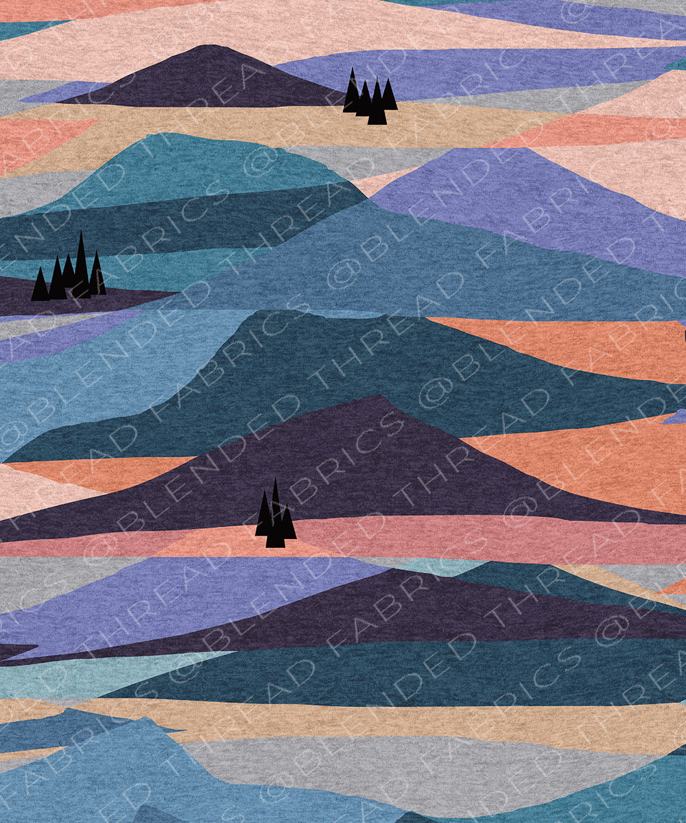 PRE ORDER - Sunset Mountains – Blended Thread Fabrics