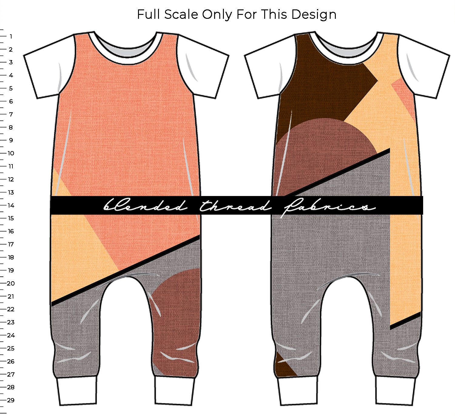 PRE ORDER - Sweet Peach Blended Block – Blended Thread Fabrics