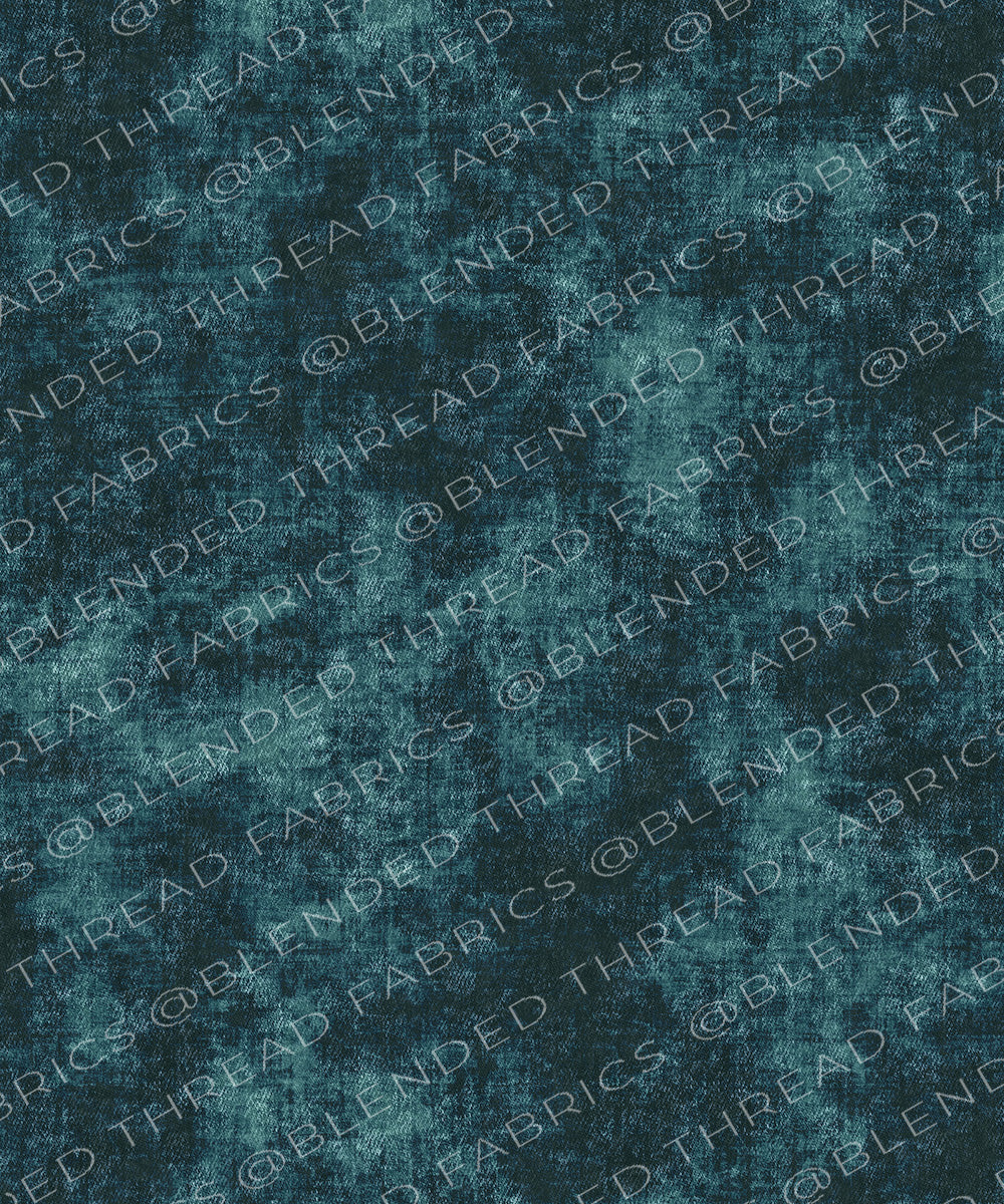 PRE ORDER - Teal Acid Wash – Blended Thread Fabrics
