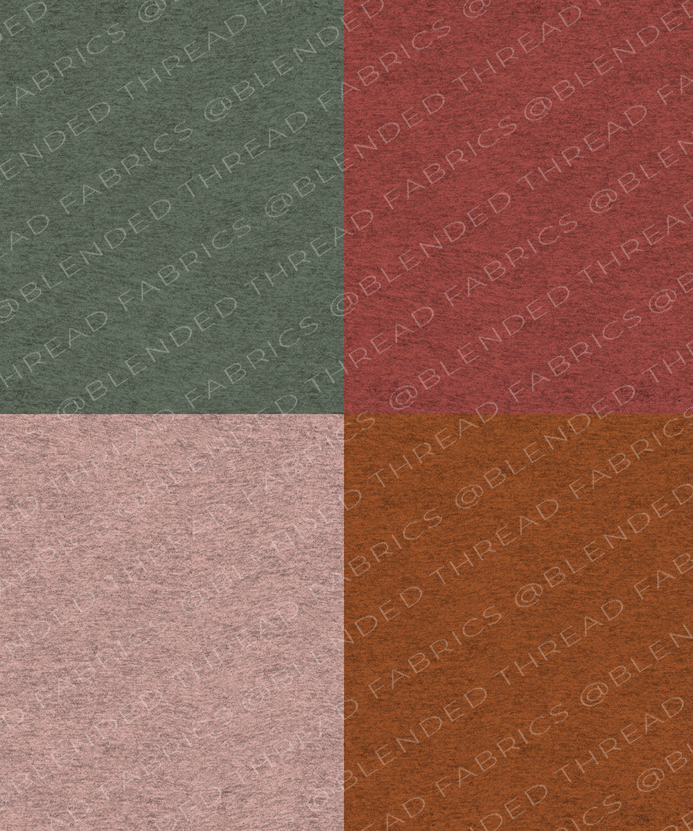 PRE ORDER - Terracotta Blended Block – Blended Thread Fabrics