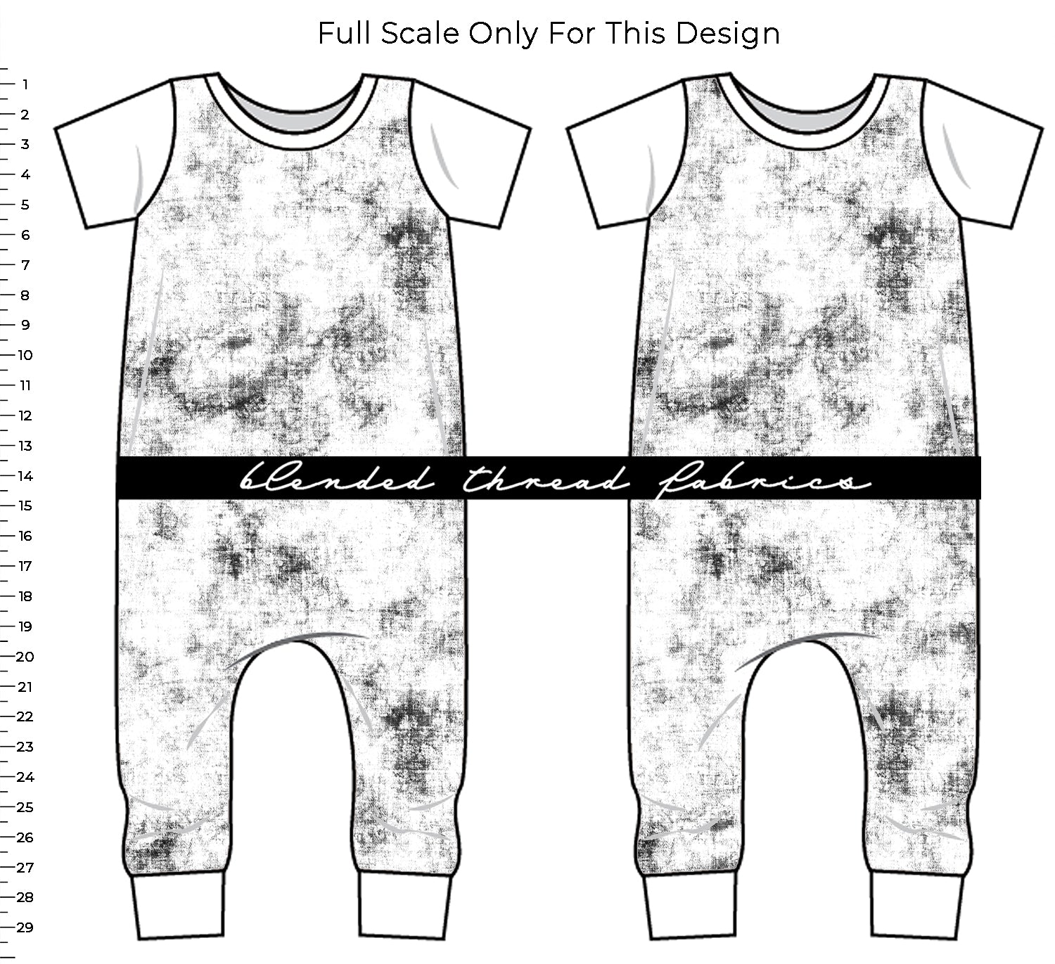 PRE ORDER - White Acid Wash – Blended Thread Fabrics