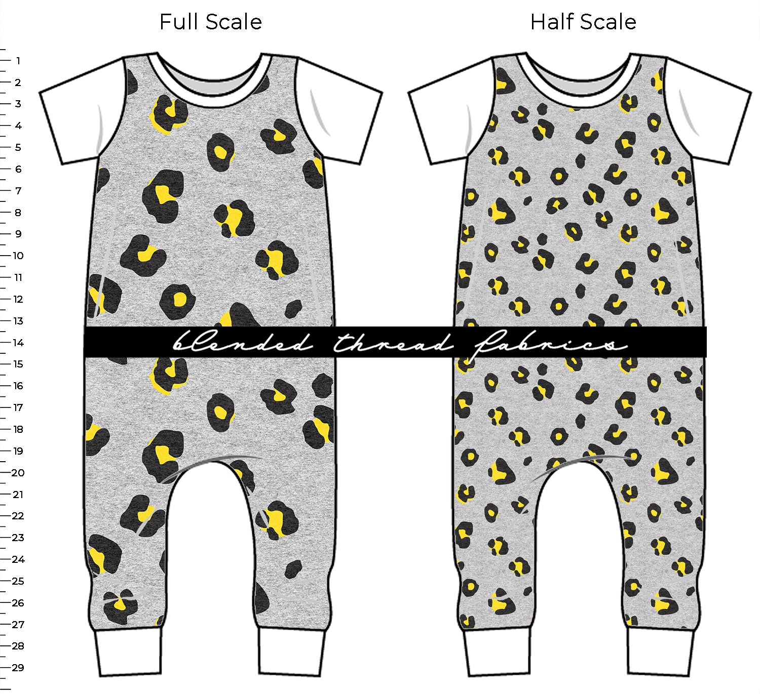 PRE ORDER - Yellow Leopard – Blended Thread Fabrics