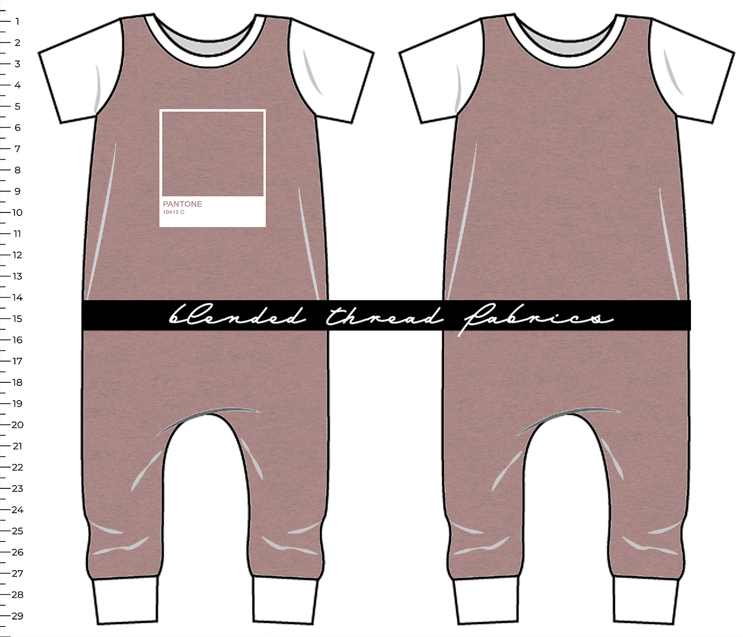 Rose Gold Pantone Panel – Blended Thread Fabrics